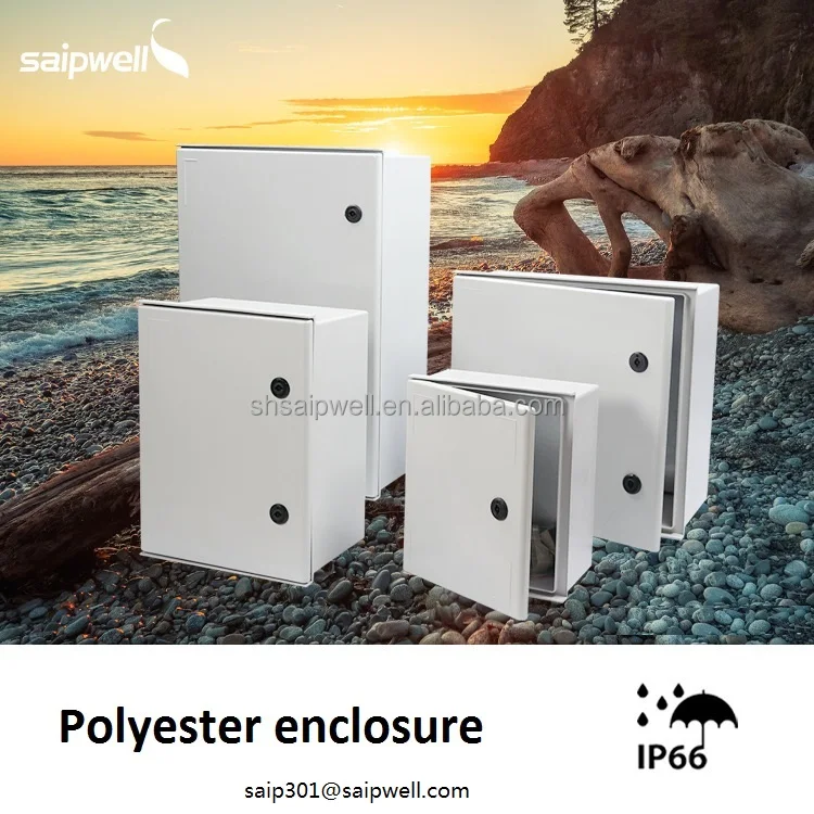 SAIPWELL IP65 Fiberglass Waterproof Box - 400x300x200mm