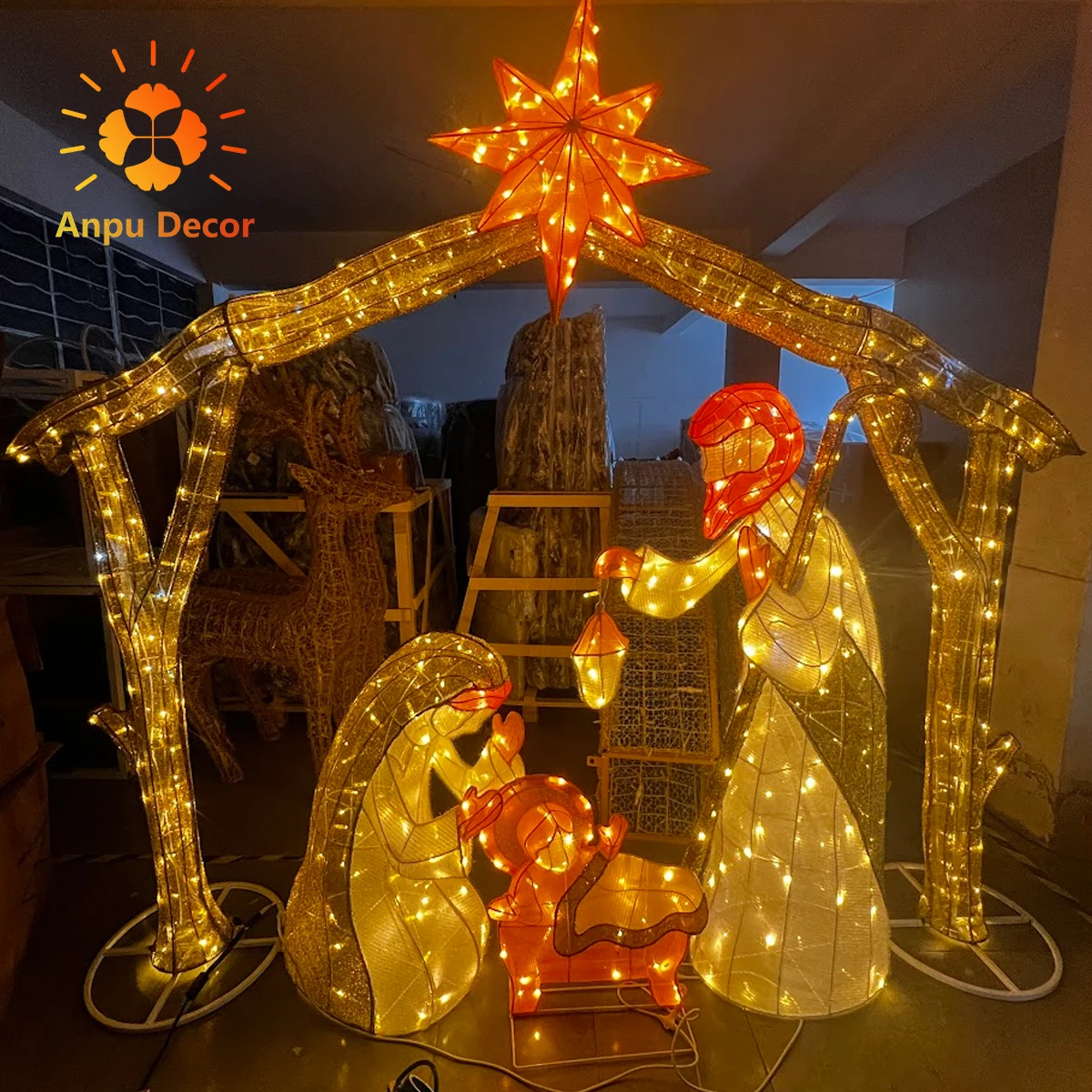 Large Simulated Golden Banyan Tree for Shopping Malls Hotels Christmas ...
