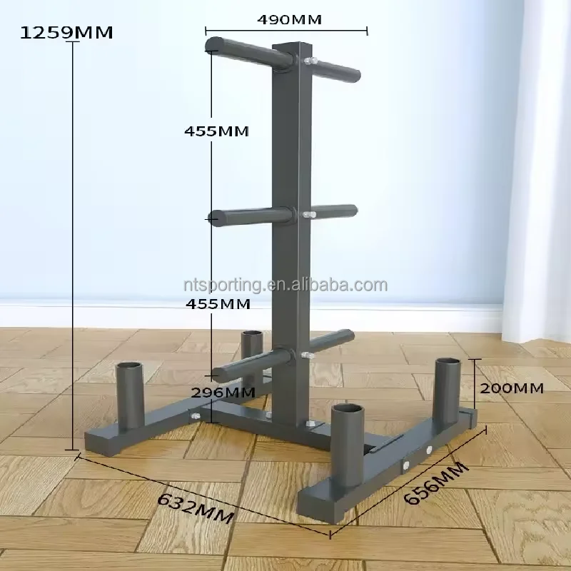 Sp Barbell Bar Holder Weight Plate Tree Combine Rack Storage Rack ...