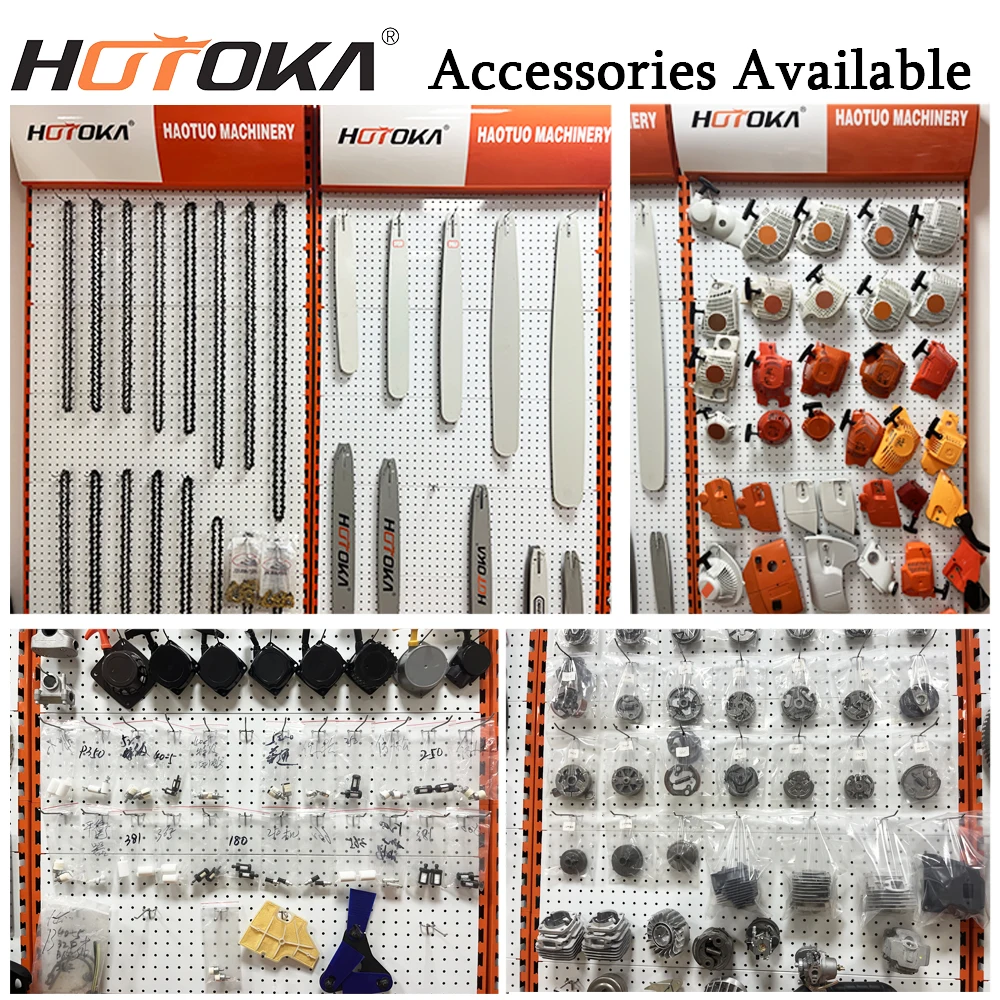 HOTOKA 105cc Gasoline Chainsaw - Professional Wood Cutting