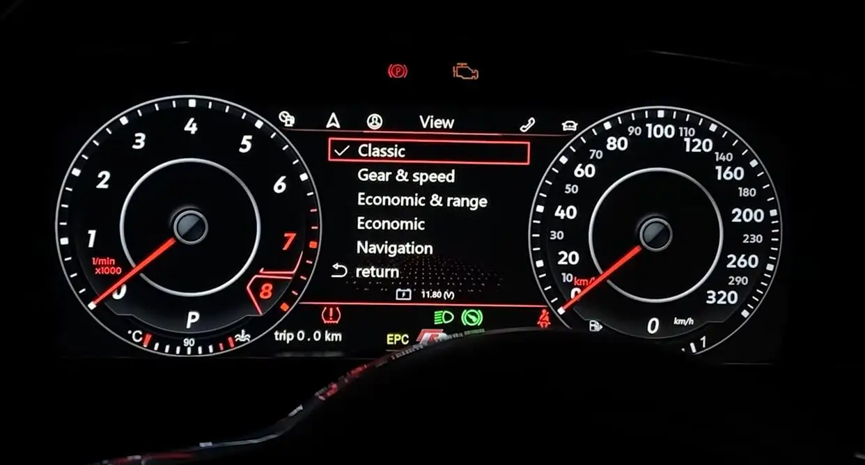 Digital Dashboard Panel for Volkswagen - Hioume Speedometer