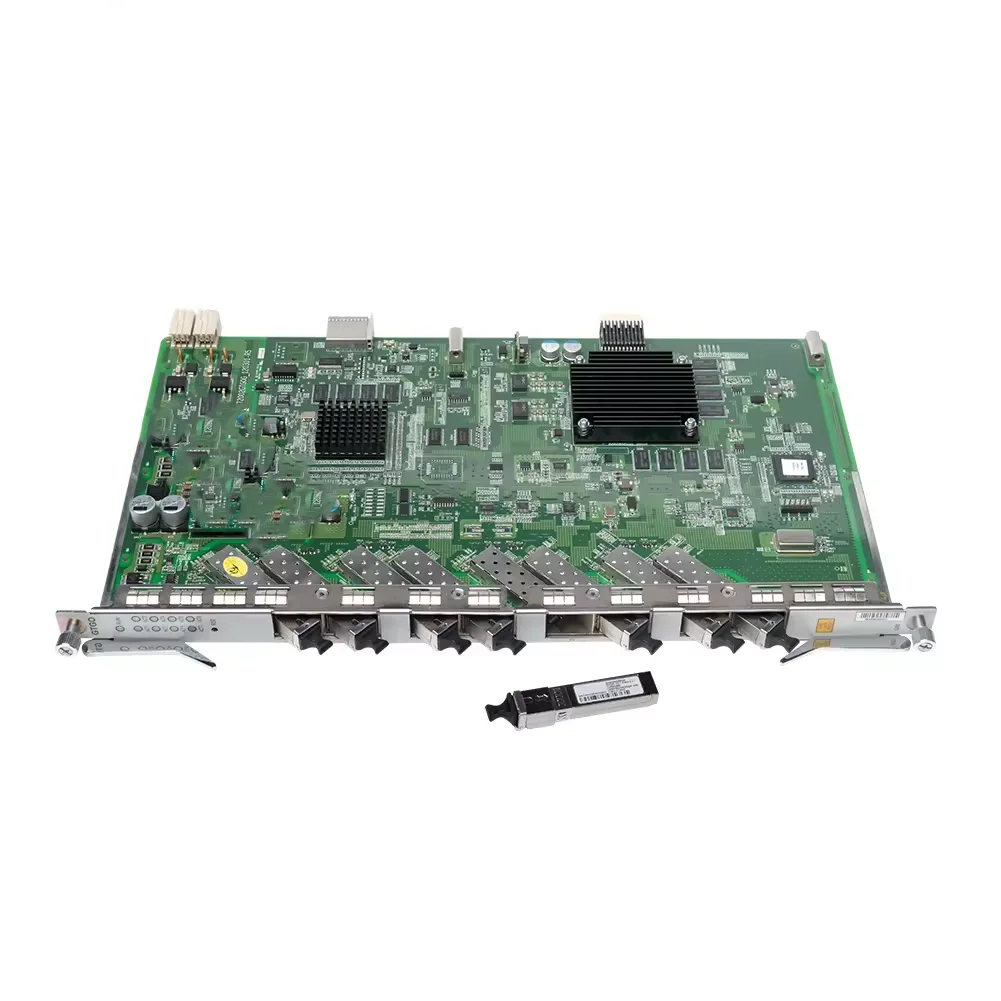 8 Ports Gpon OLT Service Board Card GTGO With B+ C+ C++ SFP Modules For ...