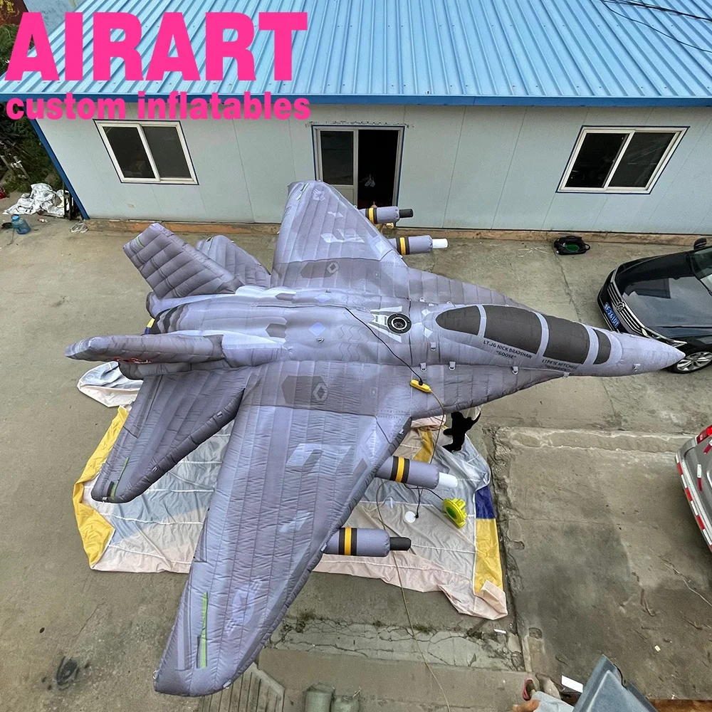 Real Size Floating Inflatable Plane - Decoy Fighter Jet