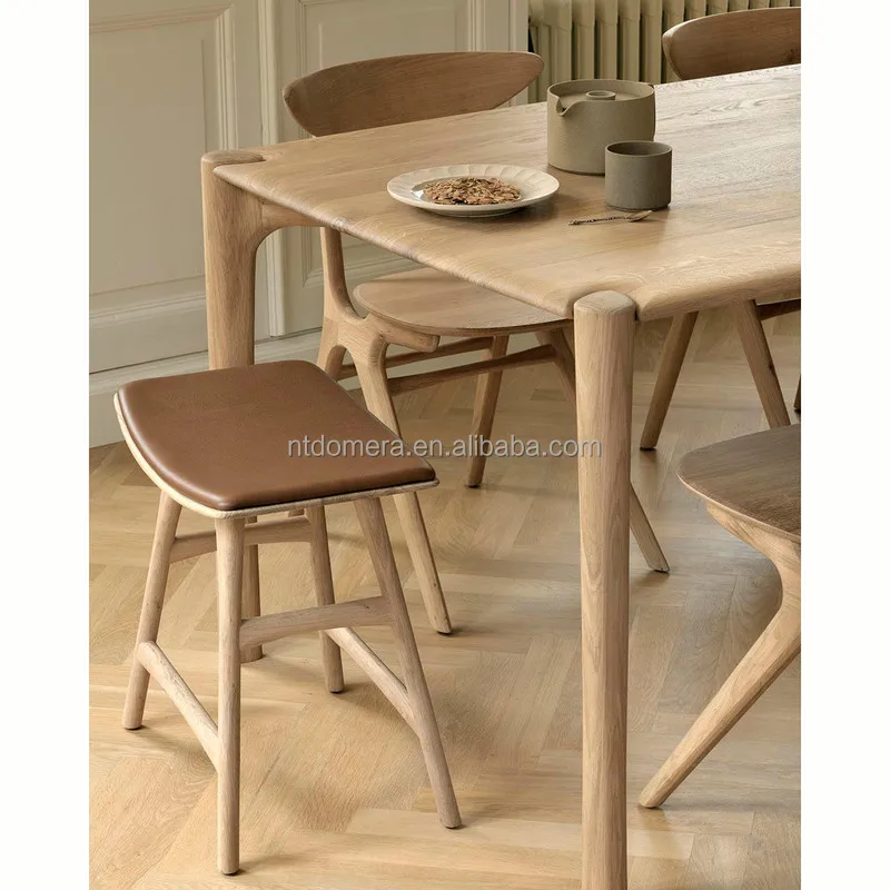 RH American Solid Wood Dining Table Rustic Modern Design for Home ...