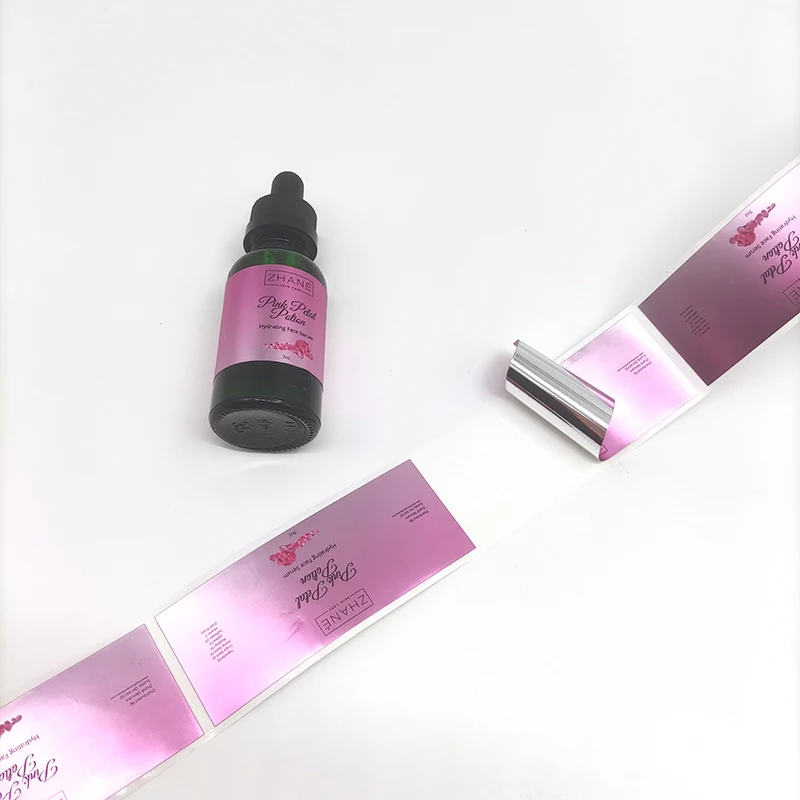 Custom Printed Cosmetic Logo Sticker Waterproof Self Adhesive Vinyl ...