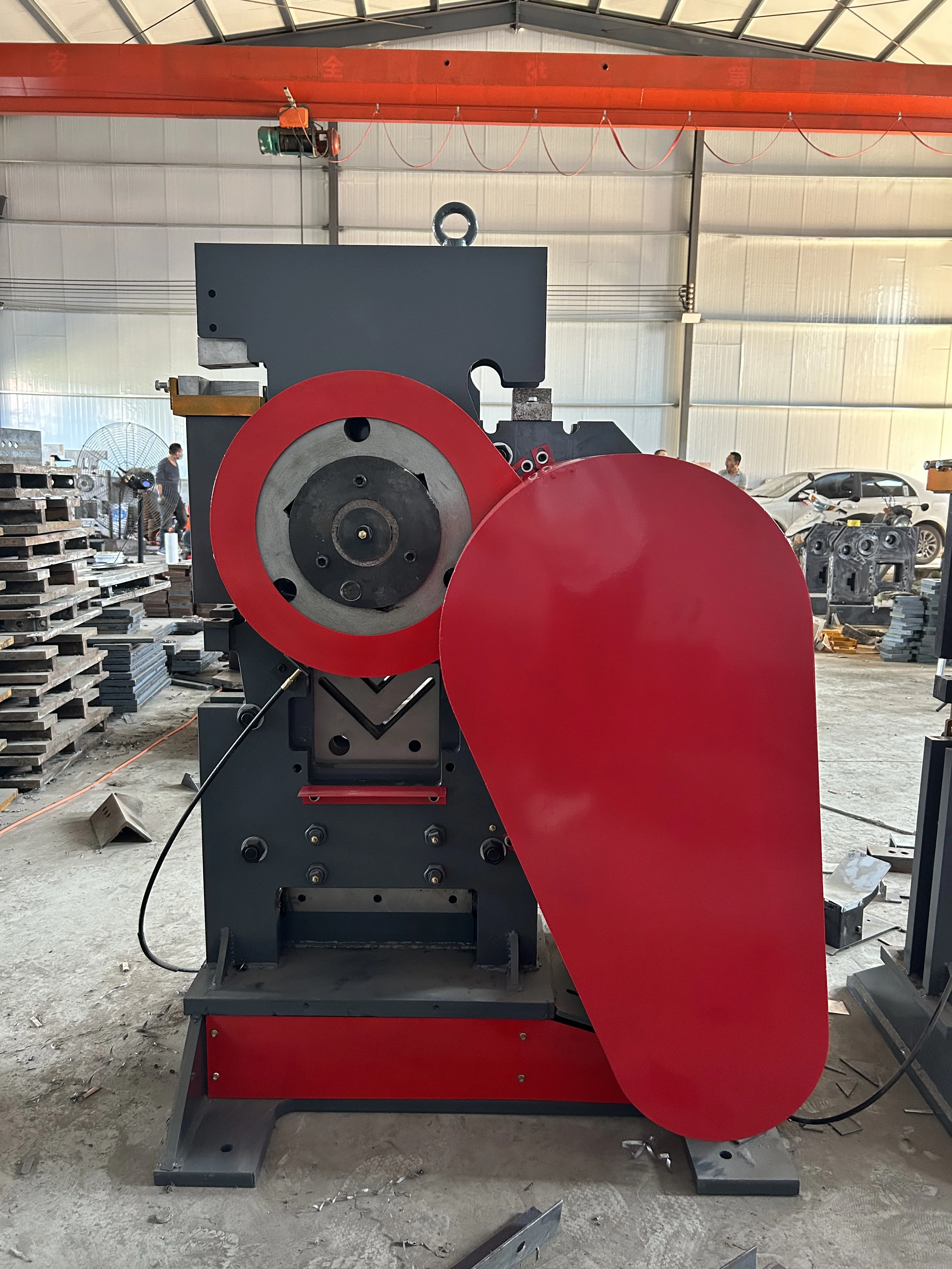 Combined Punching Shearing Machine Metal Sheet Ironworker Hydraulic ...