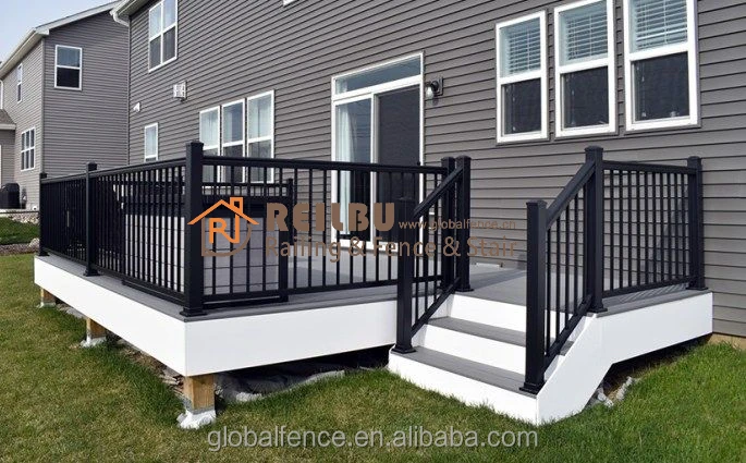 Reilbu Hot Sale Baluster Deck Balcony Handrail Stairs Terrace Aluminum ...