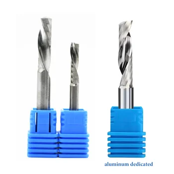 Carbide 1 Flute Spiral Router Bit Single Flute End Mill For Acrylic ...