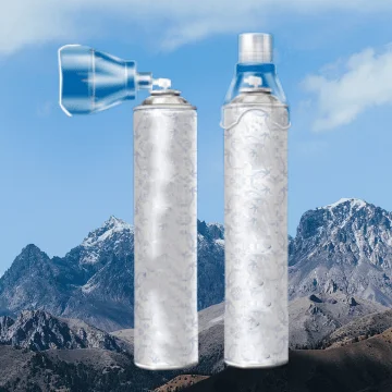 800ml 3 Pieces Metal Can Tinplate Aerosol Can For Oxygen Metal Spray ...