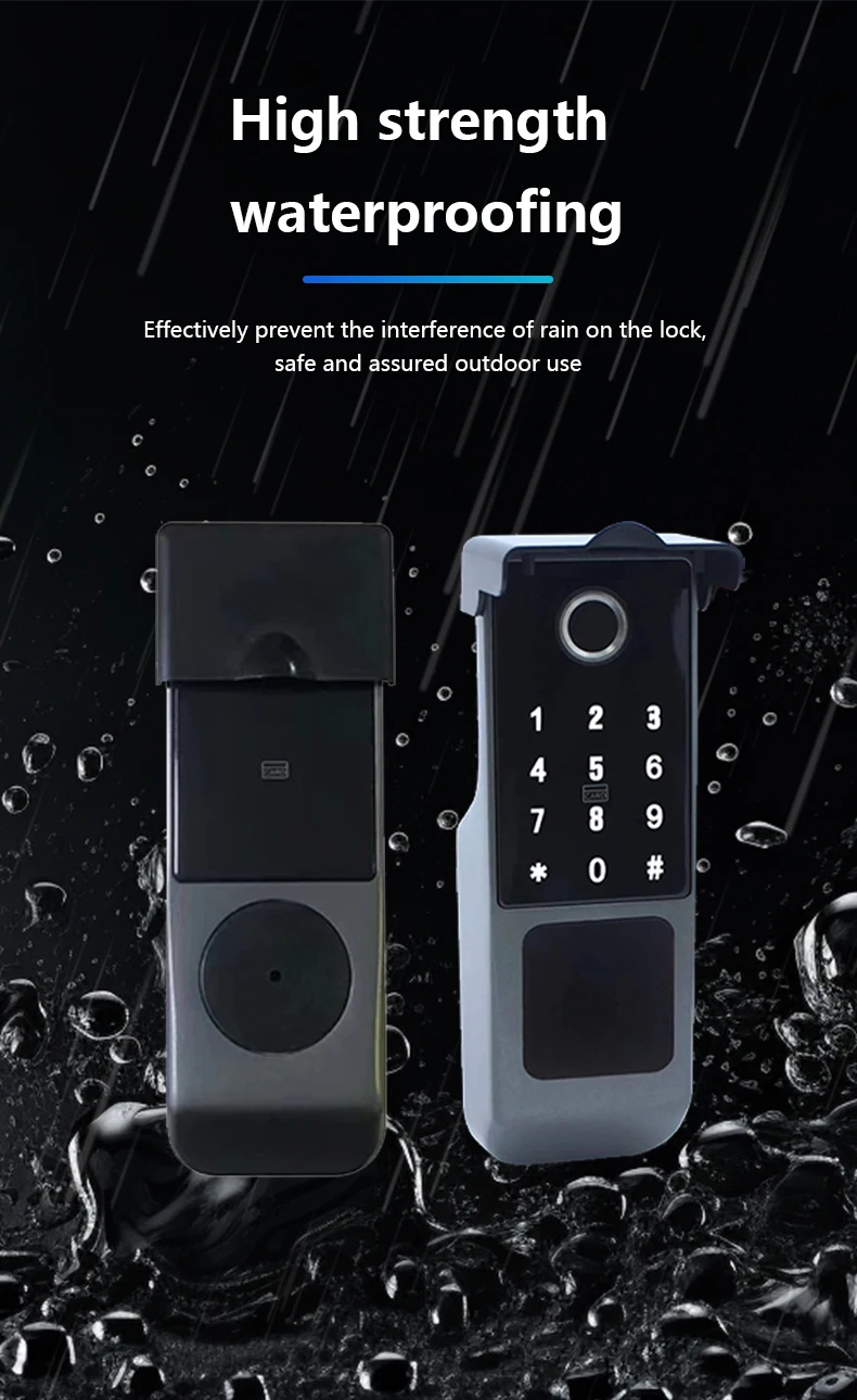 Outdoor Gate Locks Keyless Entry System Door Lock Electronic Home ...
