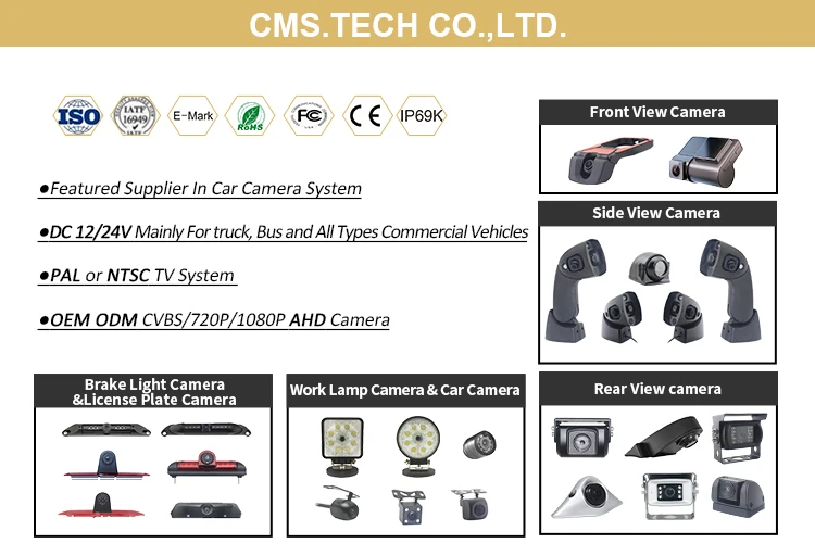 AI Heavy Truck Reverse Camera Rear View Blind Spot Detection Vehicle ...