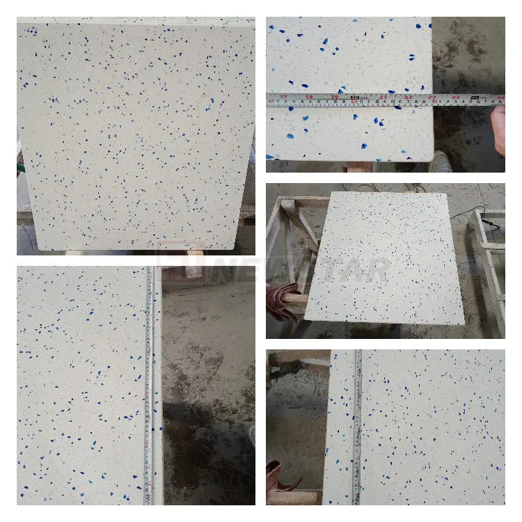 Custom Sizes Multi Colors White Terrazzo Tile Flooring Wall Big Slab ...