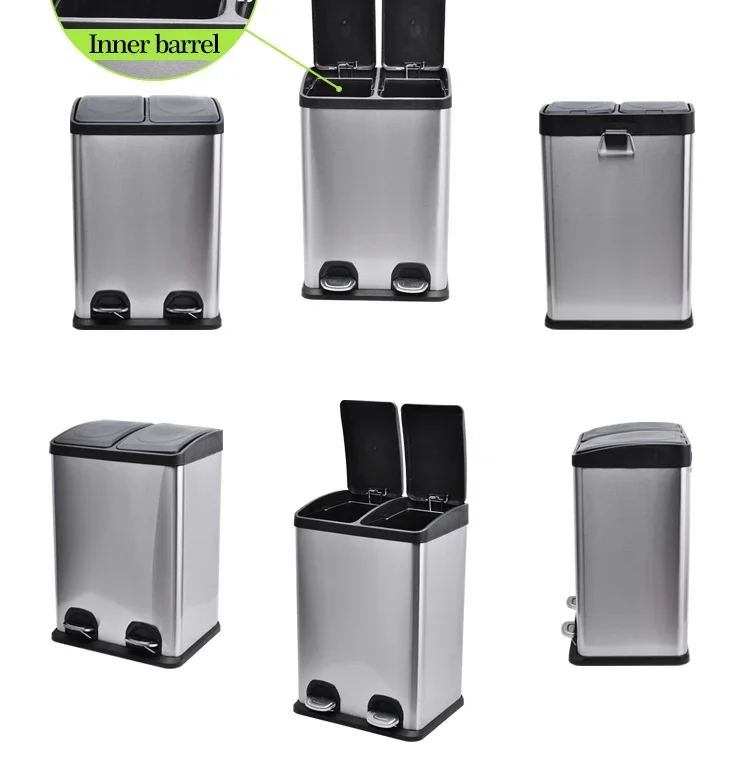 30 Litre Sorting Bin With Soft Close Pedal With Metal Pedal And Edging ...