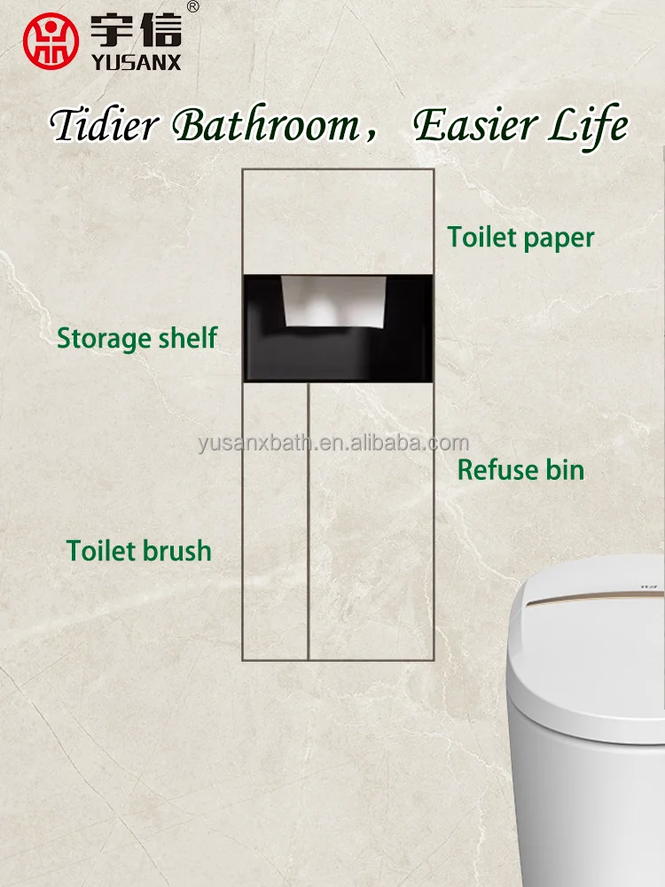 Concealed LED Light Waste Bin - Modern & Durable Solutions