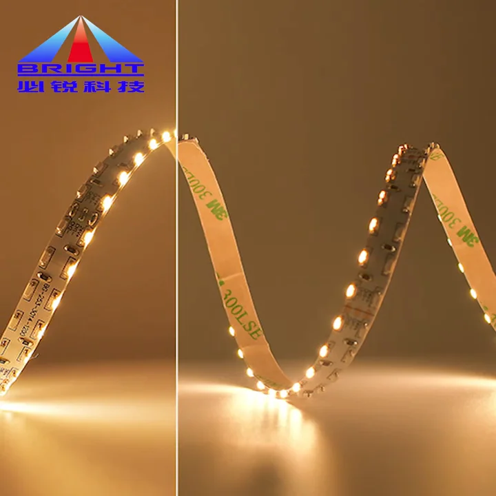 Double Lines Smd3014 Side View Flexible Led Light Strip Smd3014 Led ...