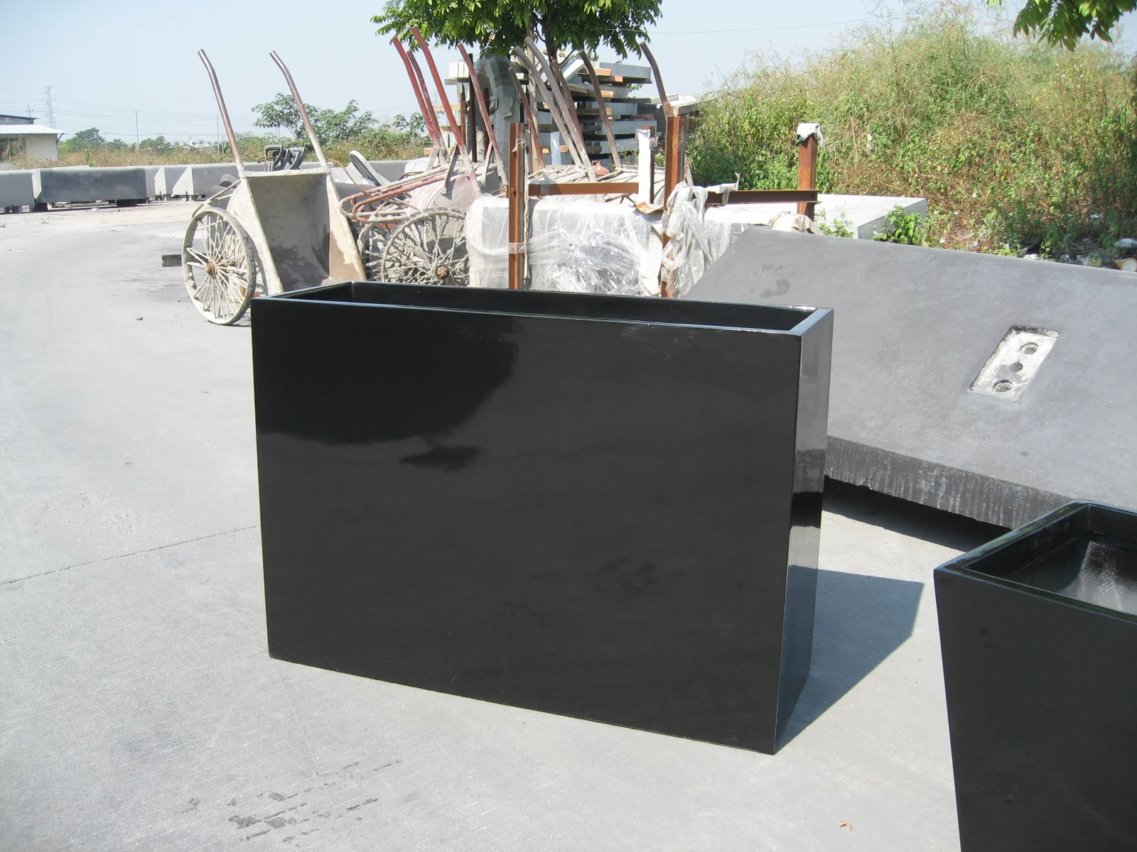 Customized Rectangular Fiberglass Planter & Pot For Outdoor & Indoor ...
