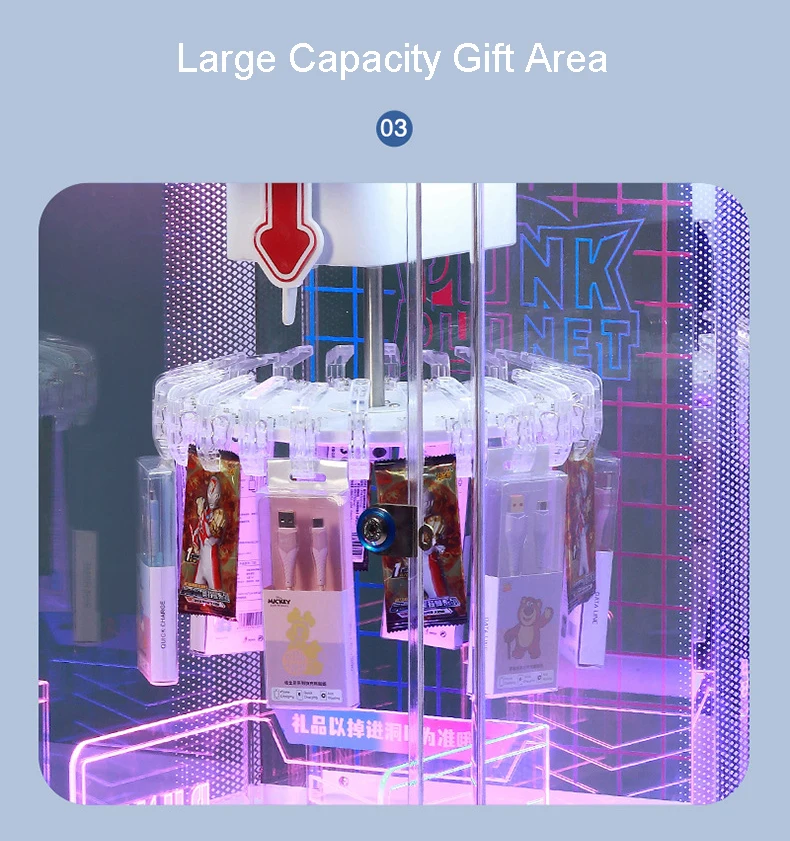 Quality Clip Prize Gift Claw Machine Game Vending Coin Operated Crane ...