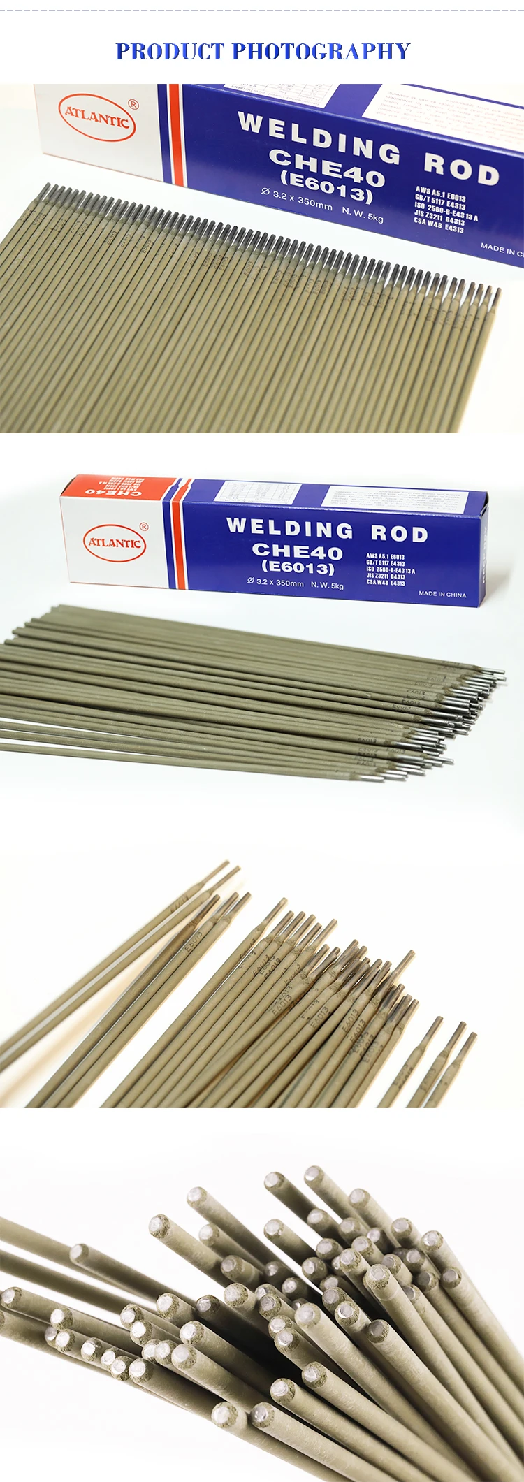 Atlantic AWS E6013 Welding Rods - Superior Performance