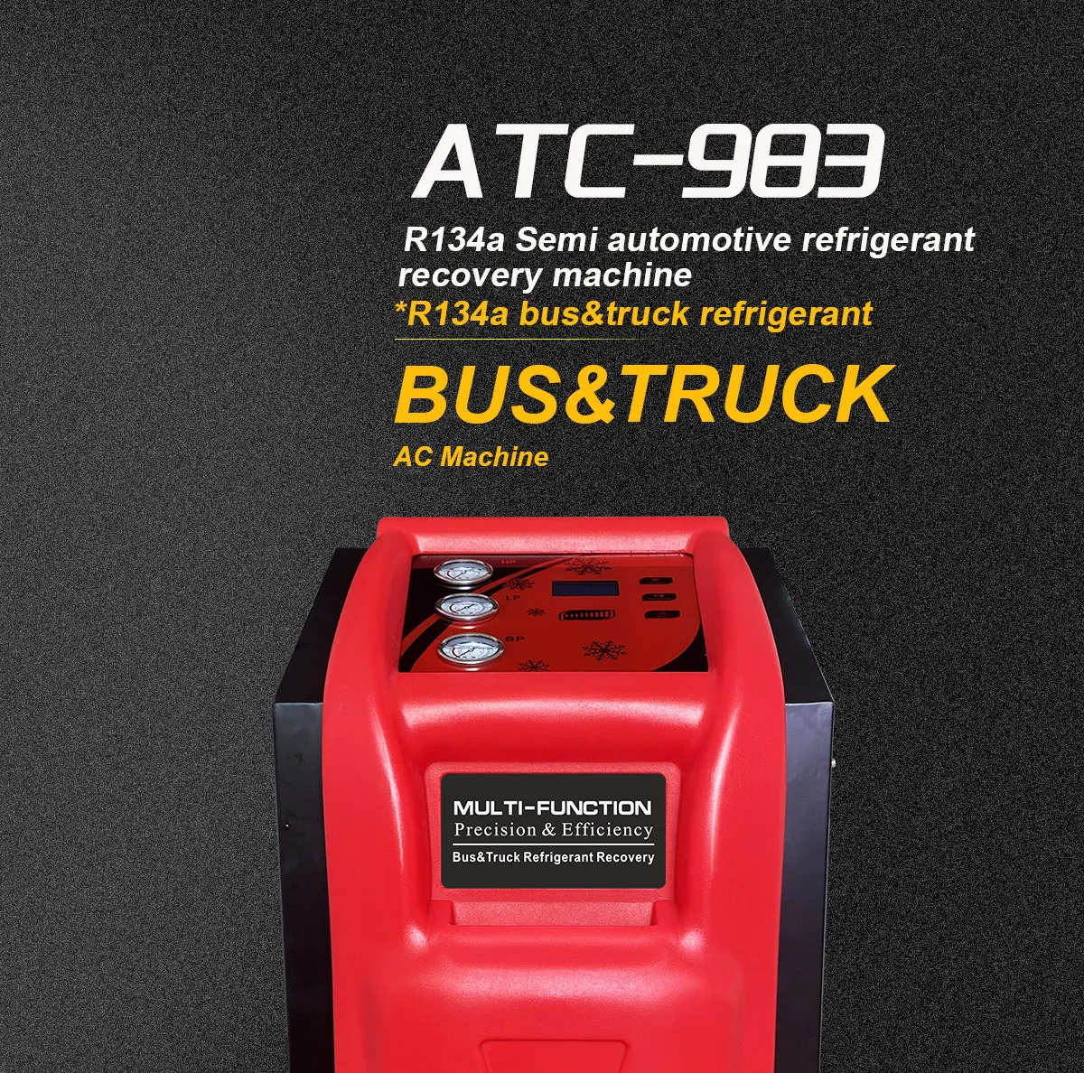 ATC-983 R134a Refrigerant Recover Machine for Bus and Truck
