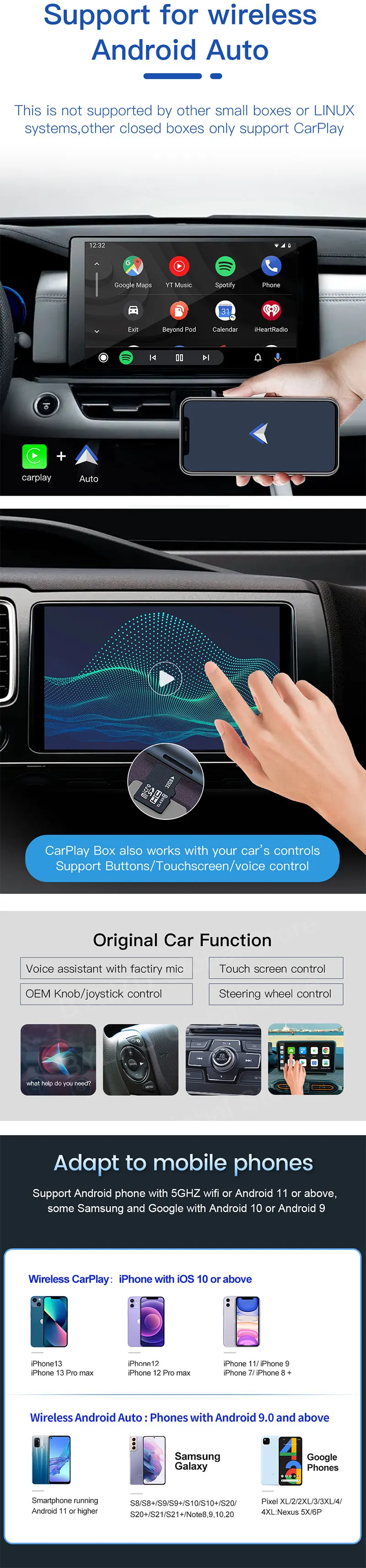 Car Gadgets 2024 Carplay Ai Box Carplay Android Auto Screen Interface ...