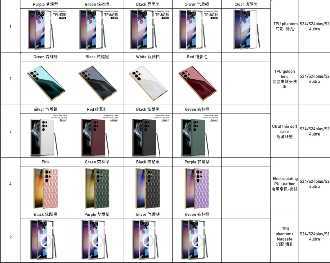 New Arrival For Samsung S24 Ultra Case Ultra Thin Matte Slim Hit Color ...
