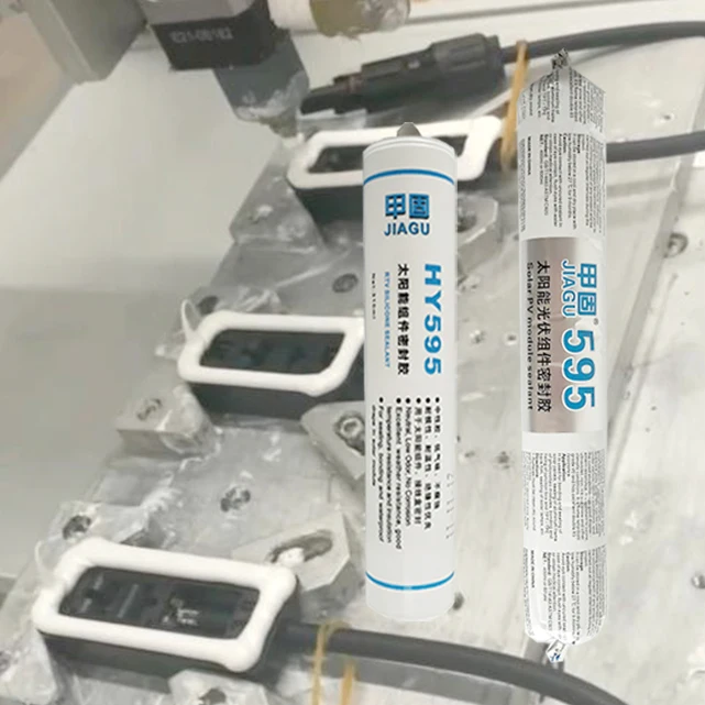 595 Weather Resistant Junction Box Sealant Solar Panel Silicone Sealant ...