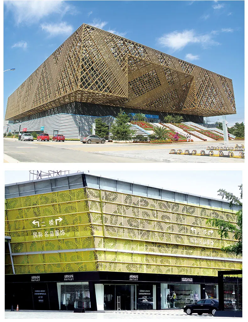 Perforated Aluminium Facades Panel Wall Cladding Clad Panel Metal ...