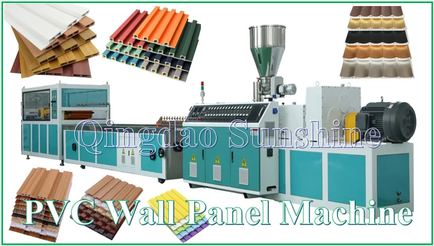 Decorative Home Pvc Fluted Wall Panel Extruder Making Machine - Buy Pvc ...