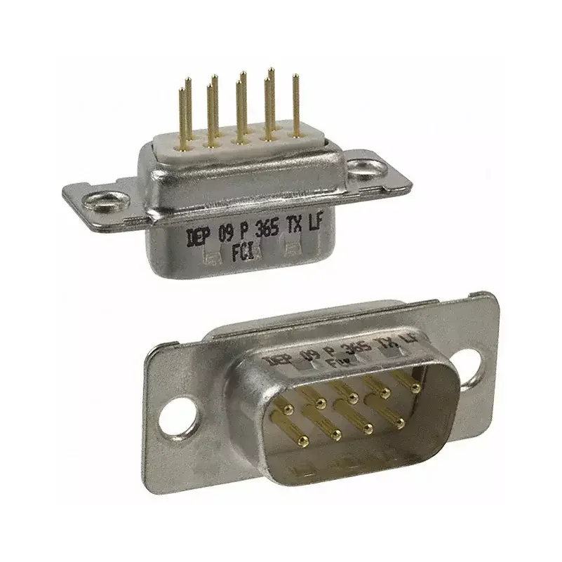 Connectors Supplier Bom List Service Dep09p365txlf 9 Position D-sub Plug Male Pins Dep09p365tx ...