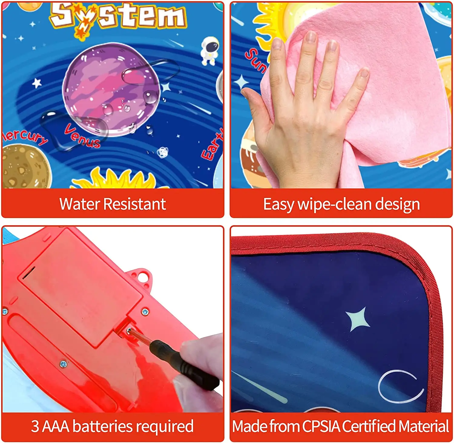 Ag04 Fully Laminated Educational Learning Charts Electronic Interactive ...