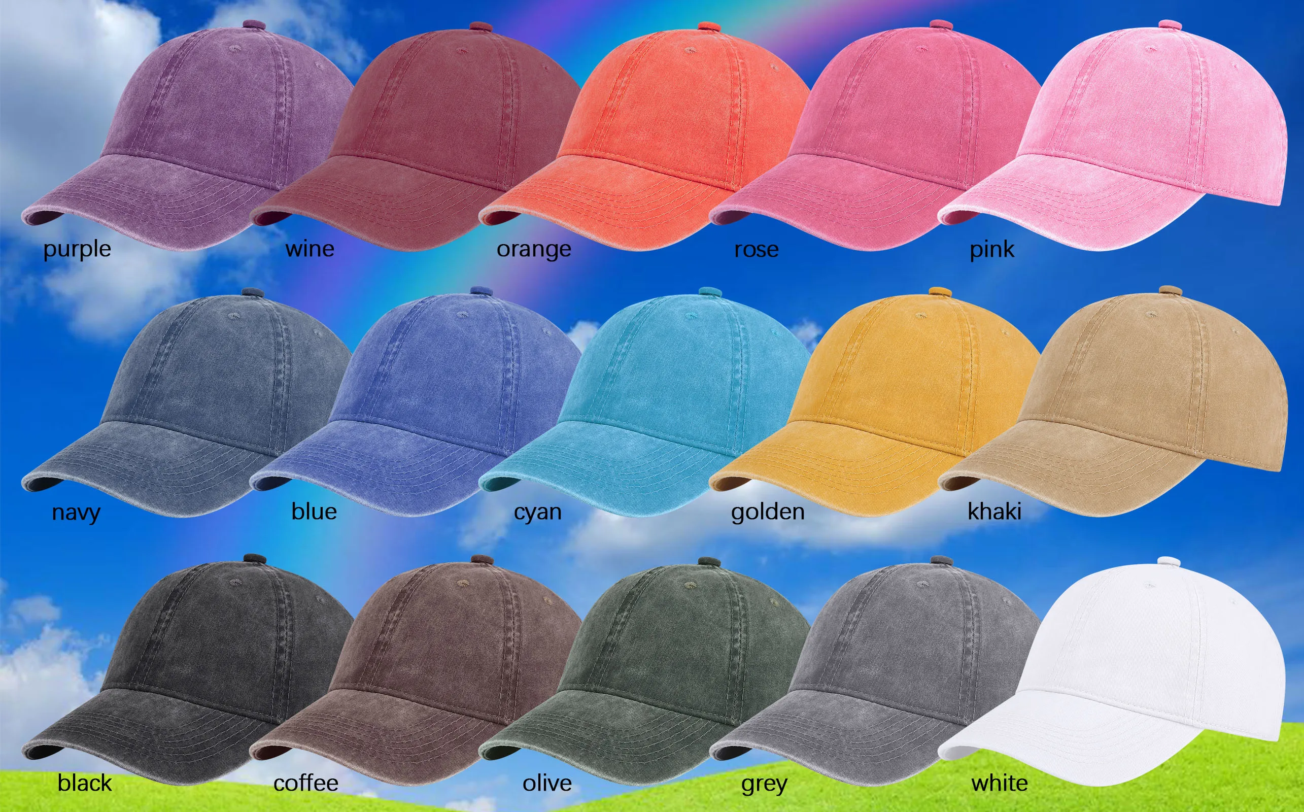 Shop High Quality Washed Distressed Dad Hat Custom Embroidery