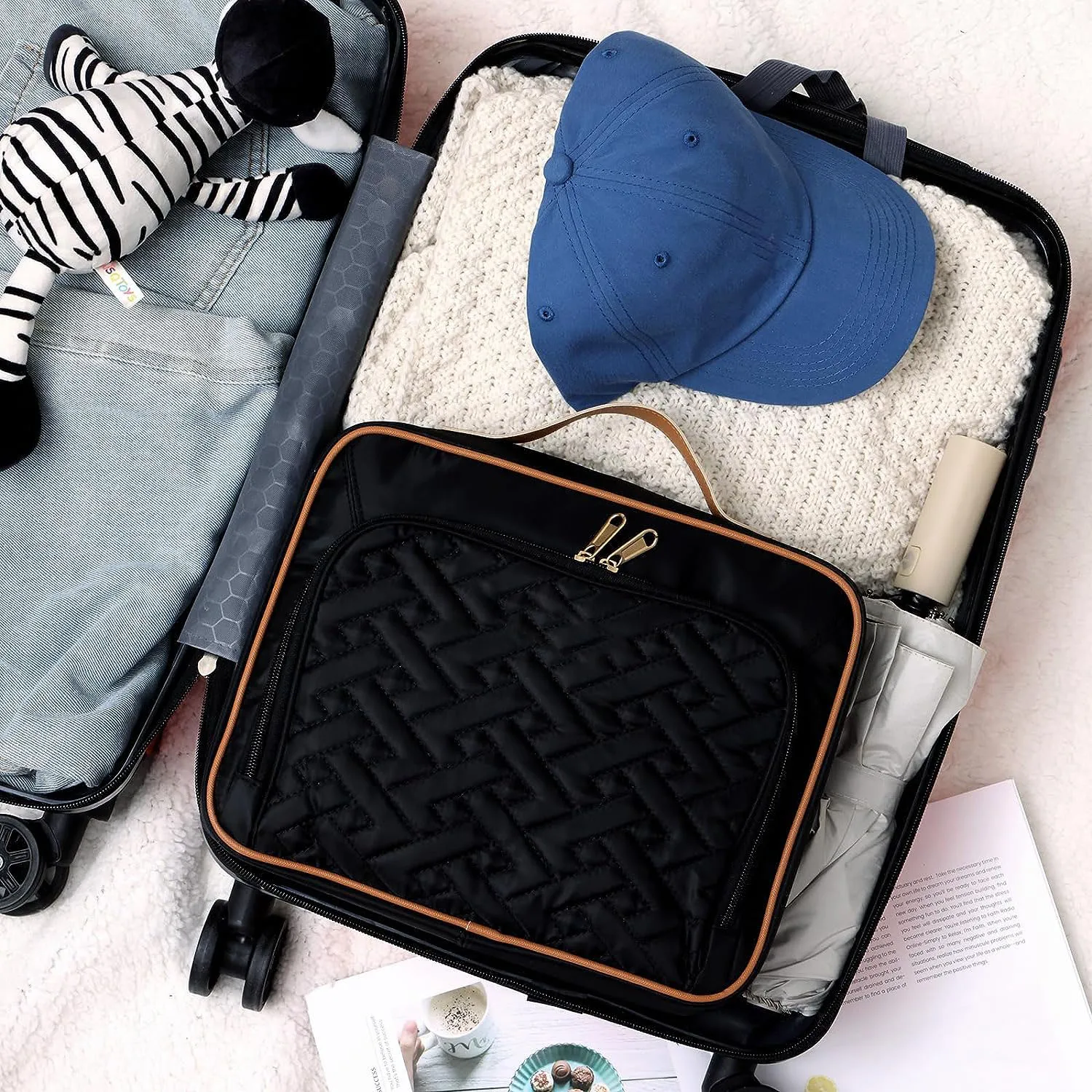 Large-capacity Water-resistant Hanging Makeup Organizer Full-size ...