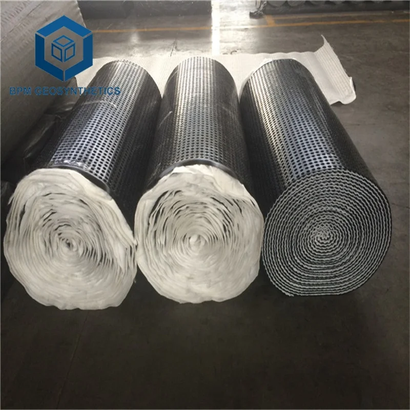 Dimple Drainage Sheet Board Foundation Waterproof & Drainage For Tunnel ...