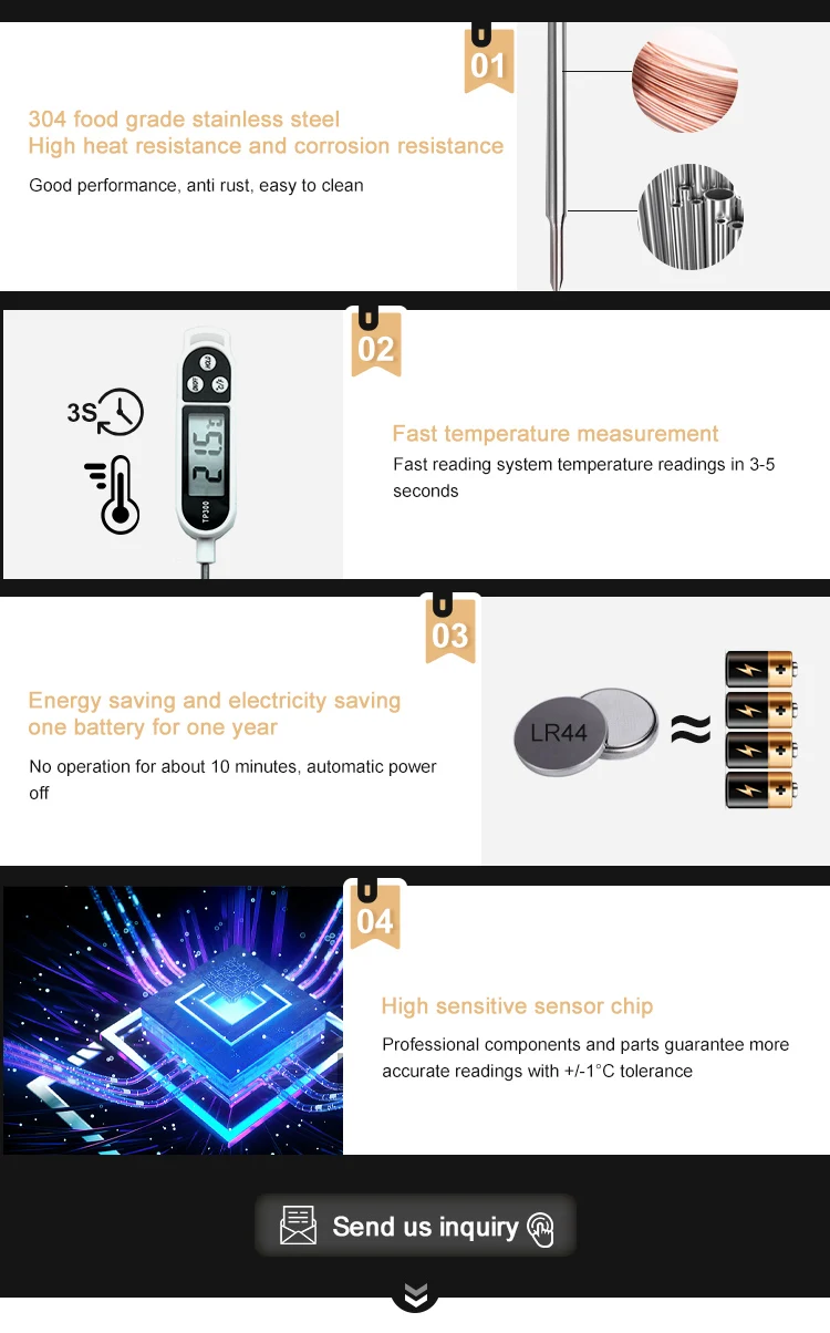 TP300 Meat Thermometer - Precision Cooking Made Easy