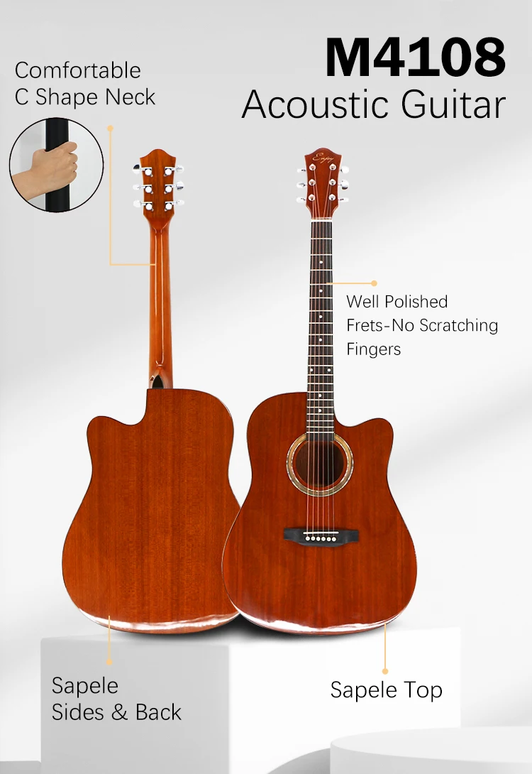 High Quality Cheapest 41inch Wholesale Price Custom Spruce Acoustic ...