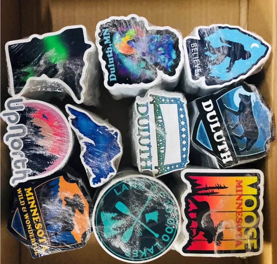 Custom Waterproof Removable Transfer Vinyl Decals Anime Stickers For ...