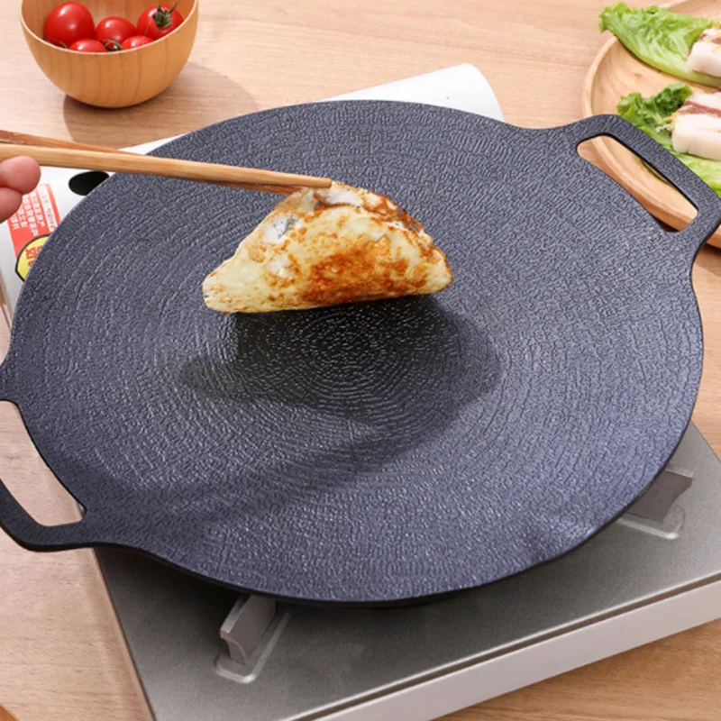 Outdoor Camping Non-stick Pan Household Korean Barbecue Plate - Buy ...