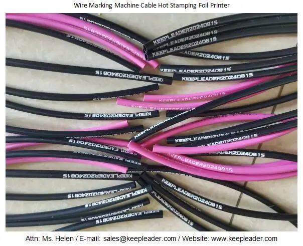 Wire Marking Machine - Cable Hot Stamping Foil Printer