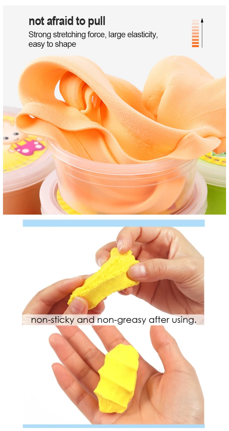 SIWEI 500g Air Dry Clay Ultra Soft Water-Based Polymer Magic Foam Clay ...