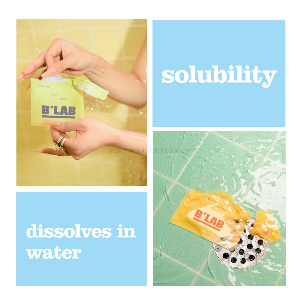 Wholesale Custom Eco Friendly Body Wash Papers - Hotel Toiletries