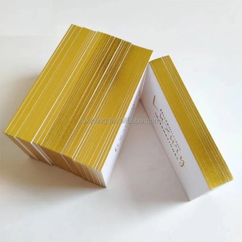Luxury Gold Name Card Elegant Foil Embossed Business Visiting Cards ...