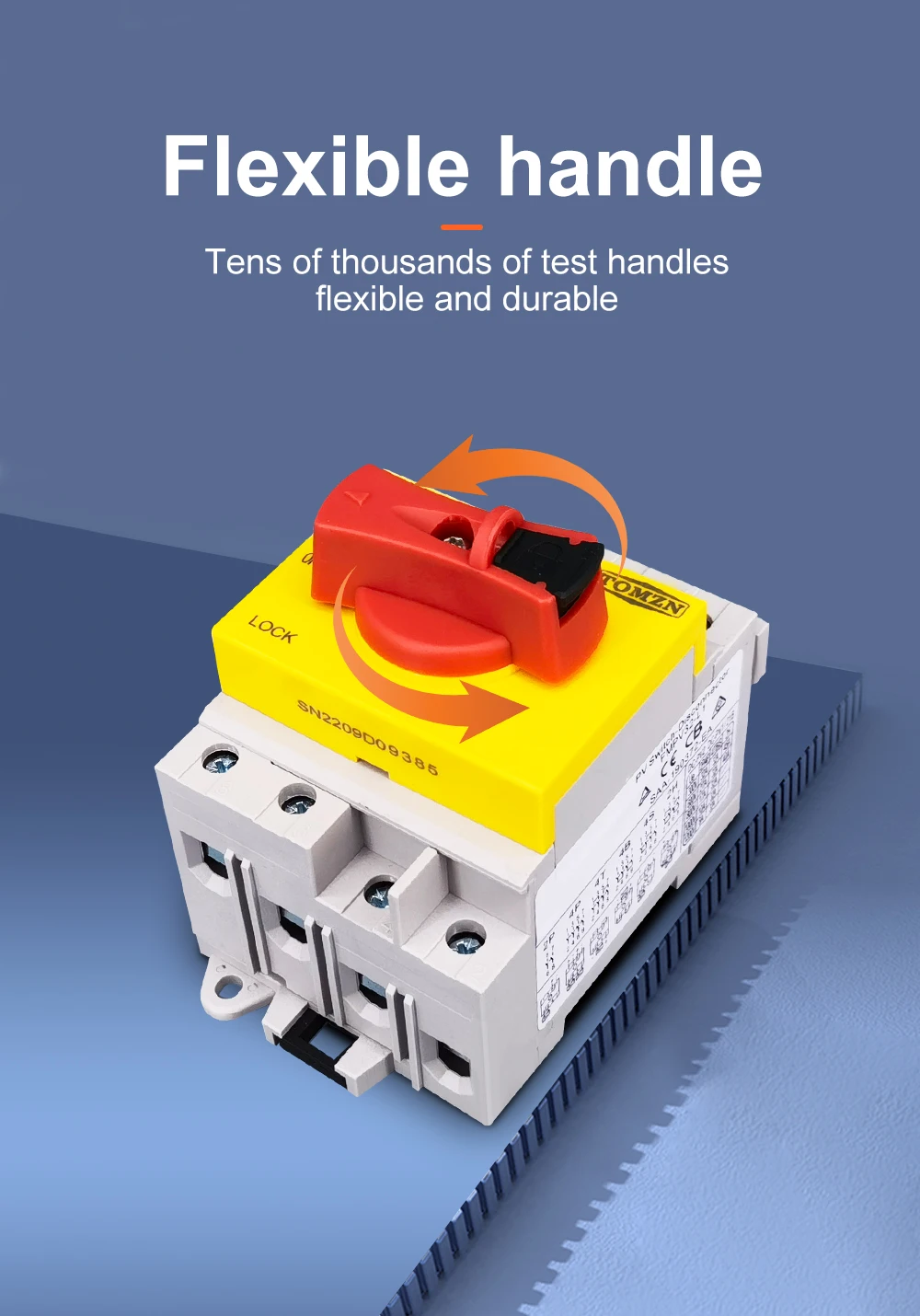 TOMZN 4P PV DC 1200V 32A Solar Isolator - Reliable Control