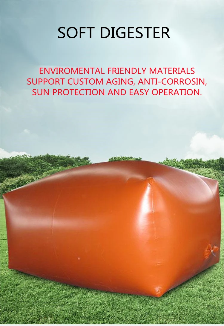 Chinese Cheap Pvc Flexible Biogas Digester Collector Storage Bag For ...