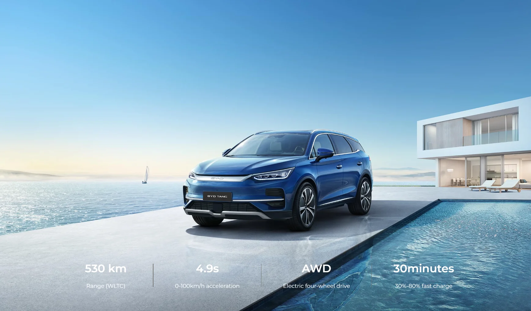 Tang Ev 2024 Byd New Energy Vehicles 635km 4wd Flagship Ev Electric Car - Buy Byd Tang Ev New ...