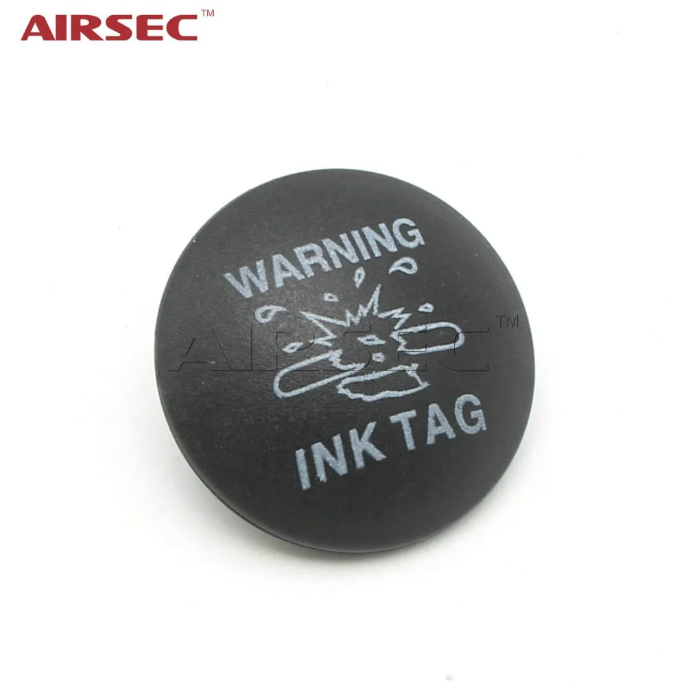 Airsec Eas Clothes Alarming Black/ White Hard Ink Tag For Anti Theft ...