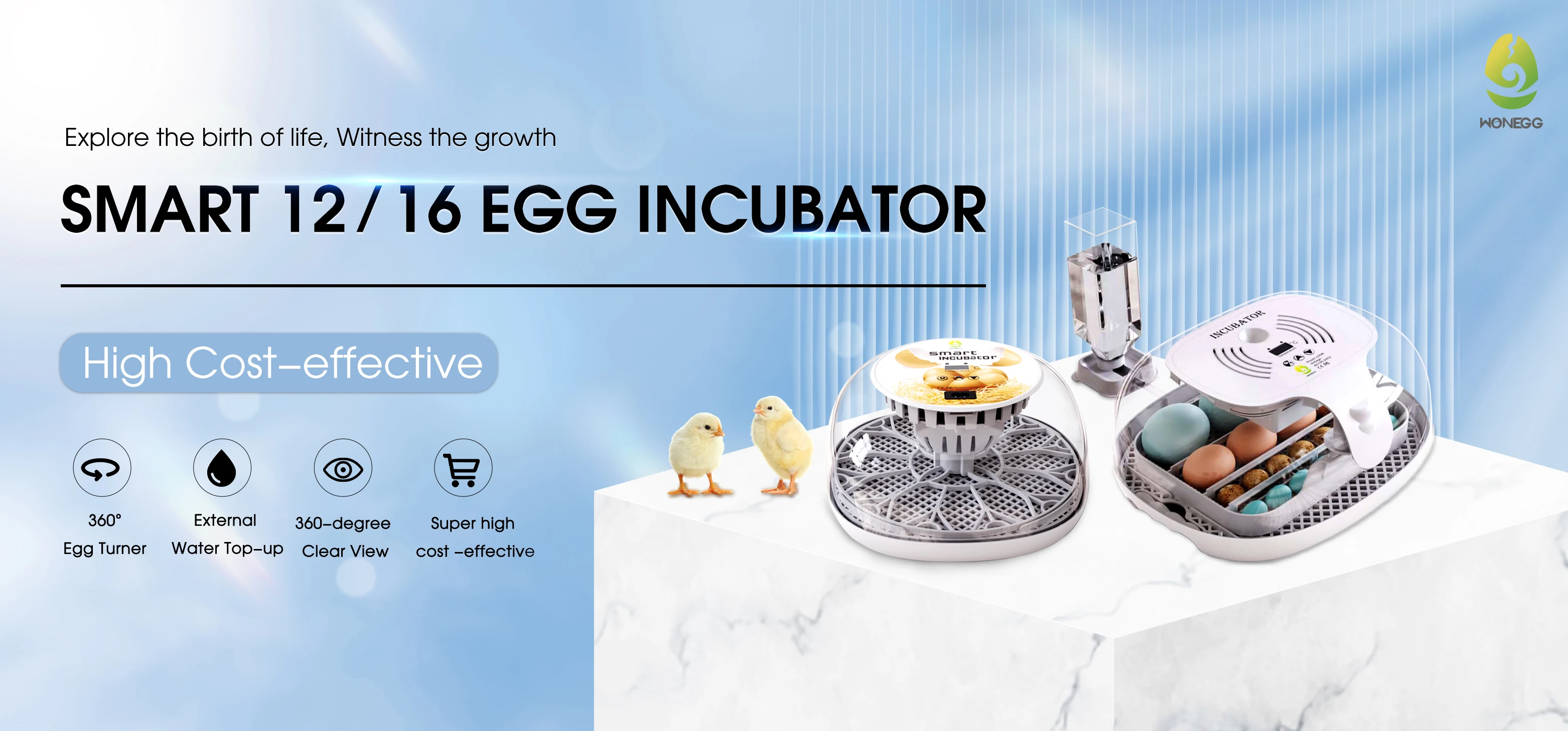 High Transparent Round Shape Mini Egg Incubator For Home Use - Buy ...