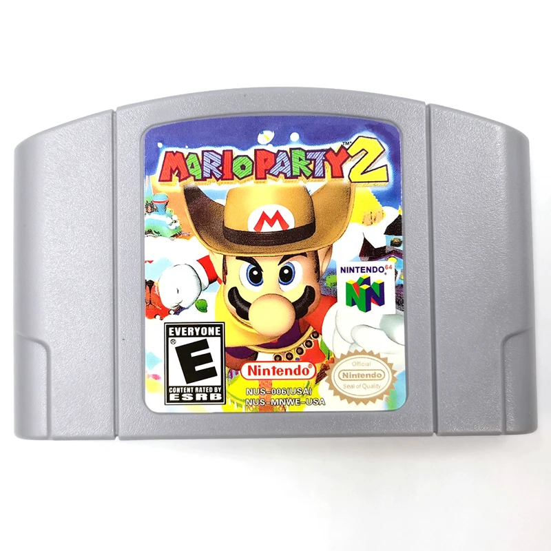 Retro Mario Game Card For Nintendo 64 Mario Kart Party 1 2 3 Golden Eye ...
