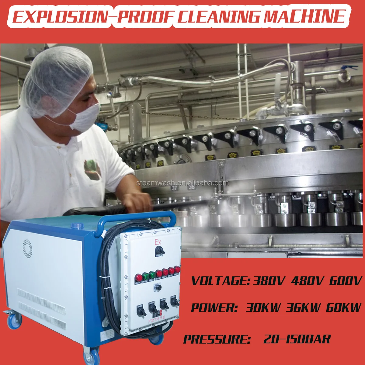 JNX-G36 Oilfield Rig Mat Washing Machine - 1 Year Warranty