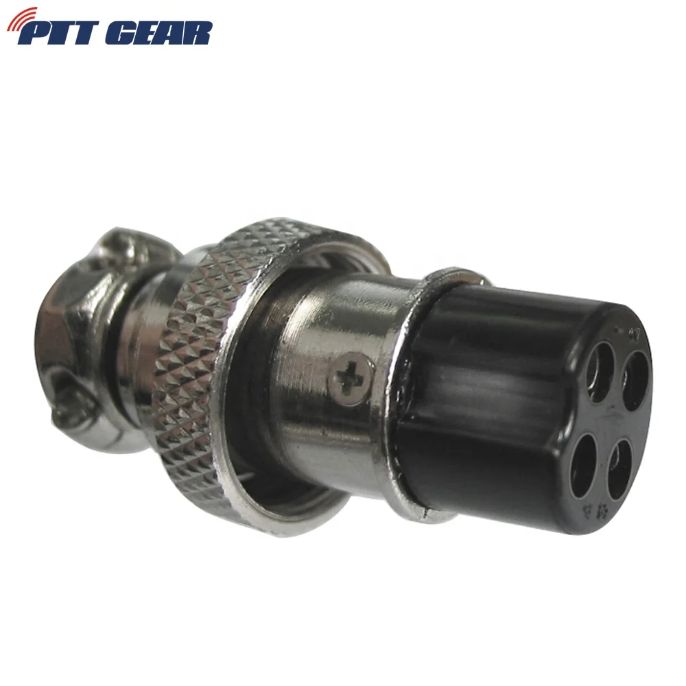 Cb Microphone Mic Plug Connector For Cb Ham Radio Male & Female For 3 4 ...