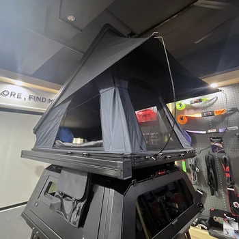 Triangle Rooftop Tent Rugged Shell Triangle Aluminum Roof Top Tent Hard ...